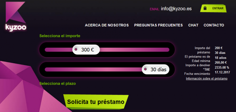 Kyzoo - Prestamos rapidos en 15 minutos - Sin papeleos