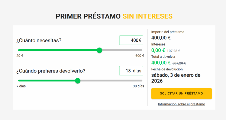 Loaney - Préstamos rápidos de hasta 600€ - Opiniones 2026